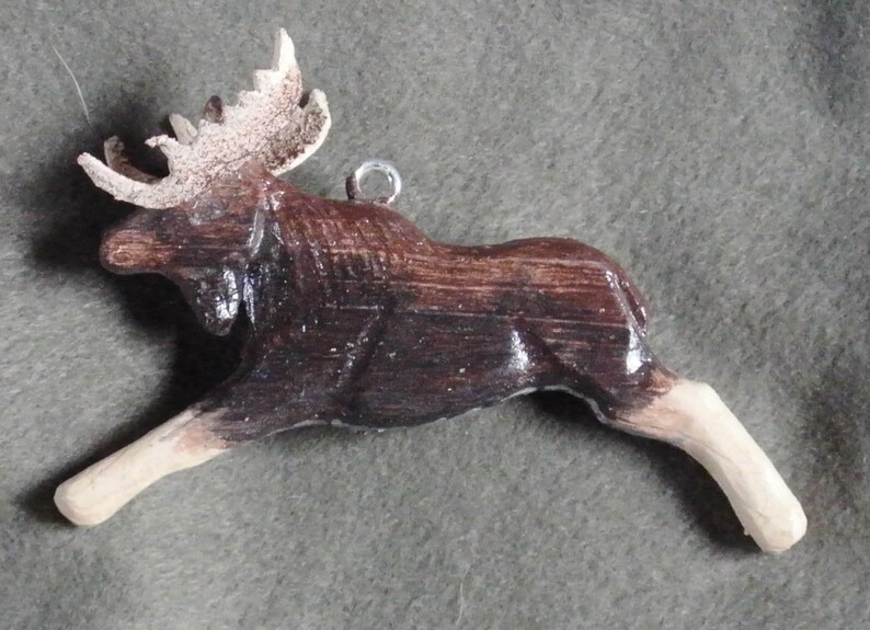 Moose Home Decor Hanger-Sculpted Hand Painted | Etsy