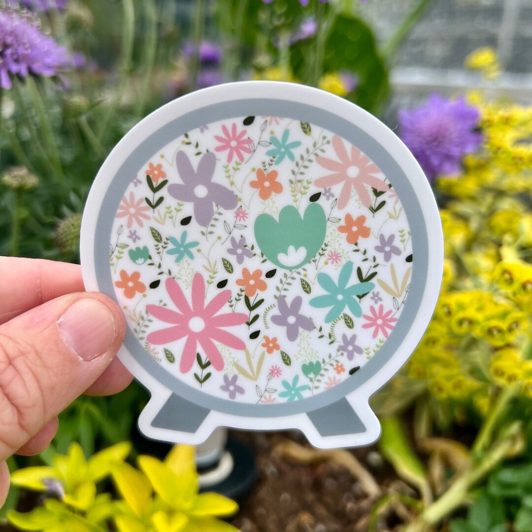 Epcot Floral Sticker, Pastel Epcot Sticker, Flower and Garden Sticker ...
