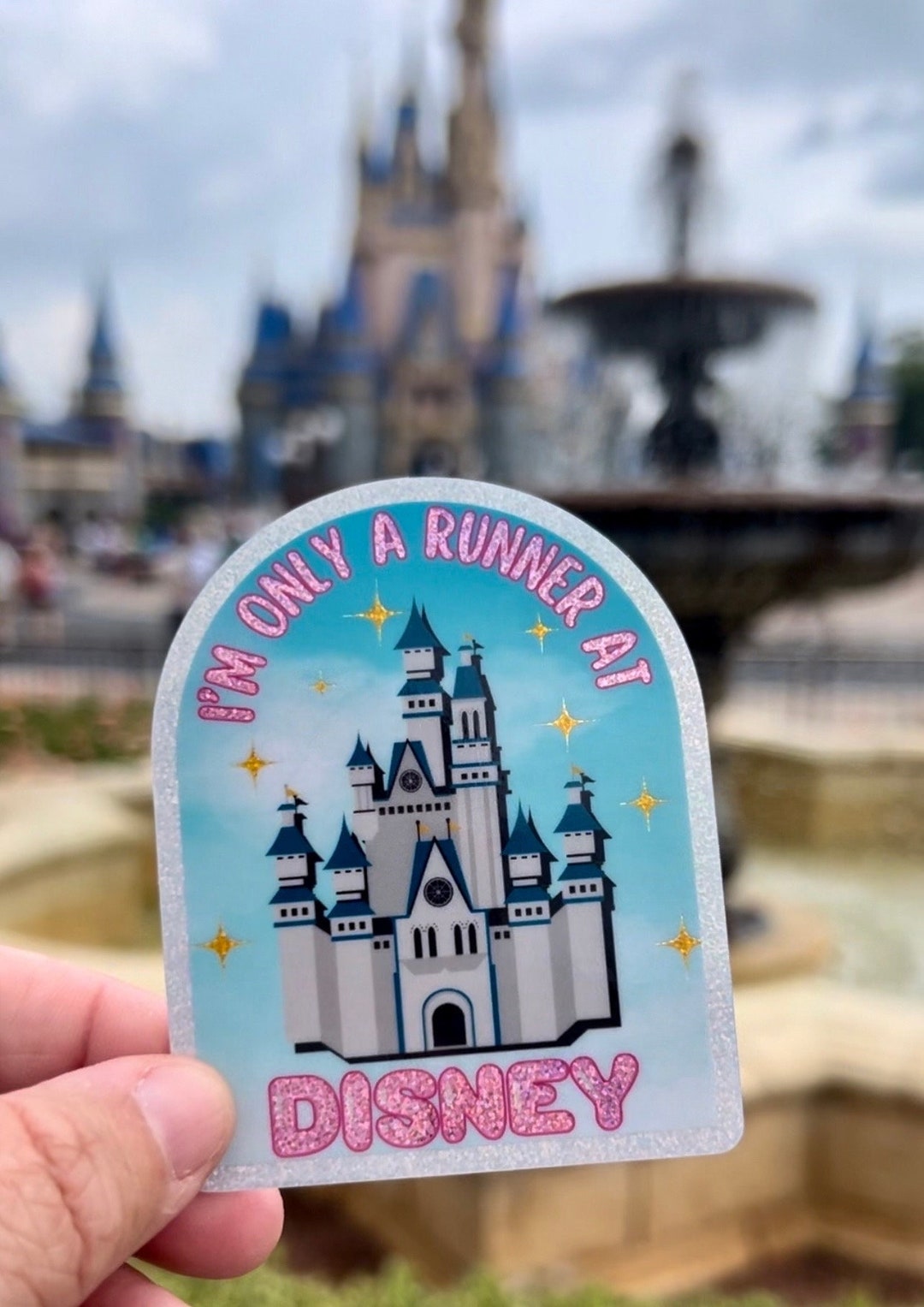 I'm Only a Runner at Disney Sticker, Rundisney Runner, Disney Runner ...