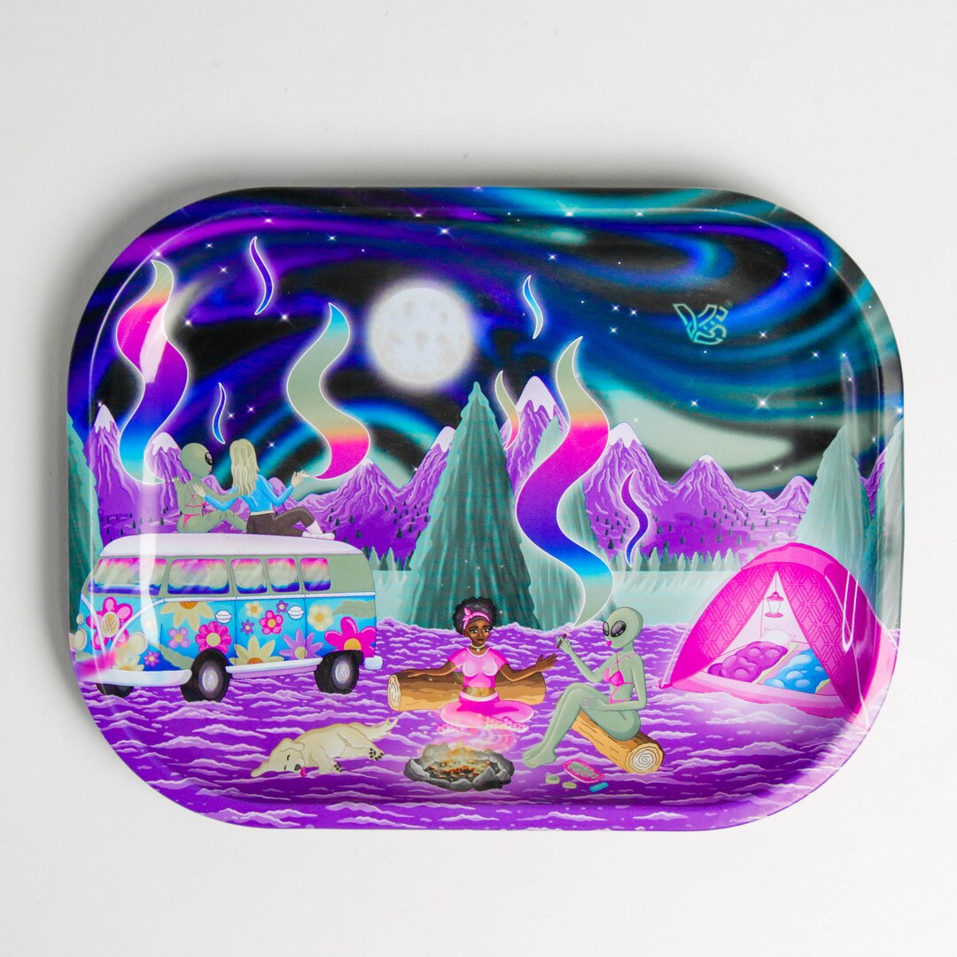 Rolling Tray, Pink Rolling Tray, Weed Tray, Tiny Rolling Tray, Smoking ...