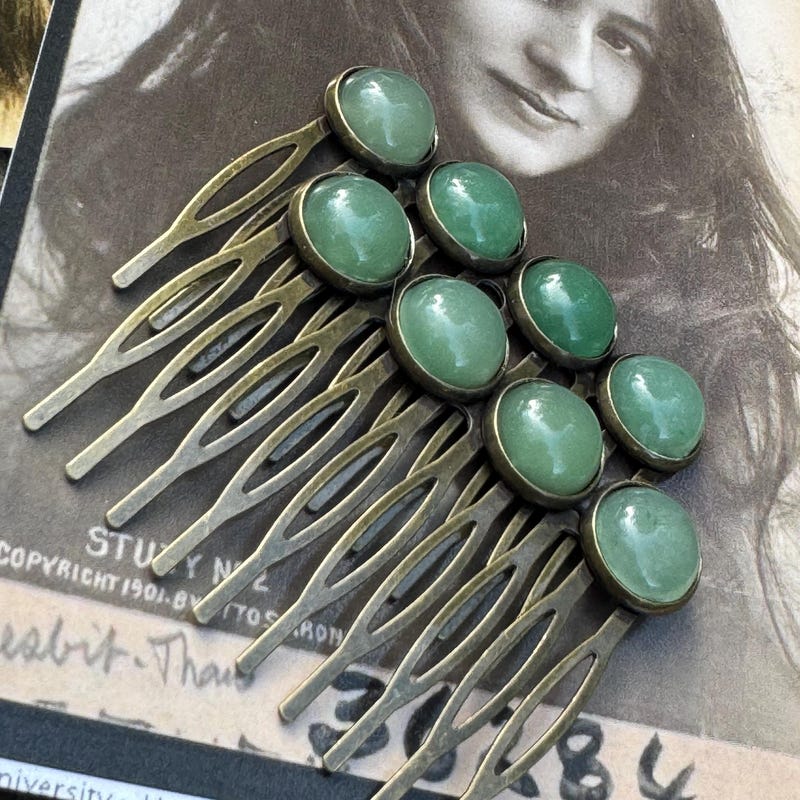 Vintage Style Hair Slides - Etsy