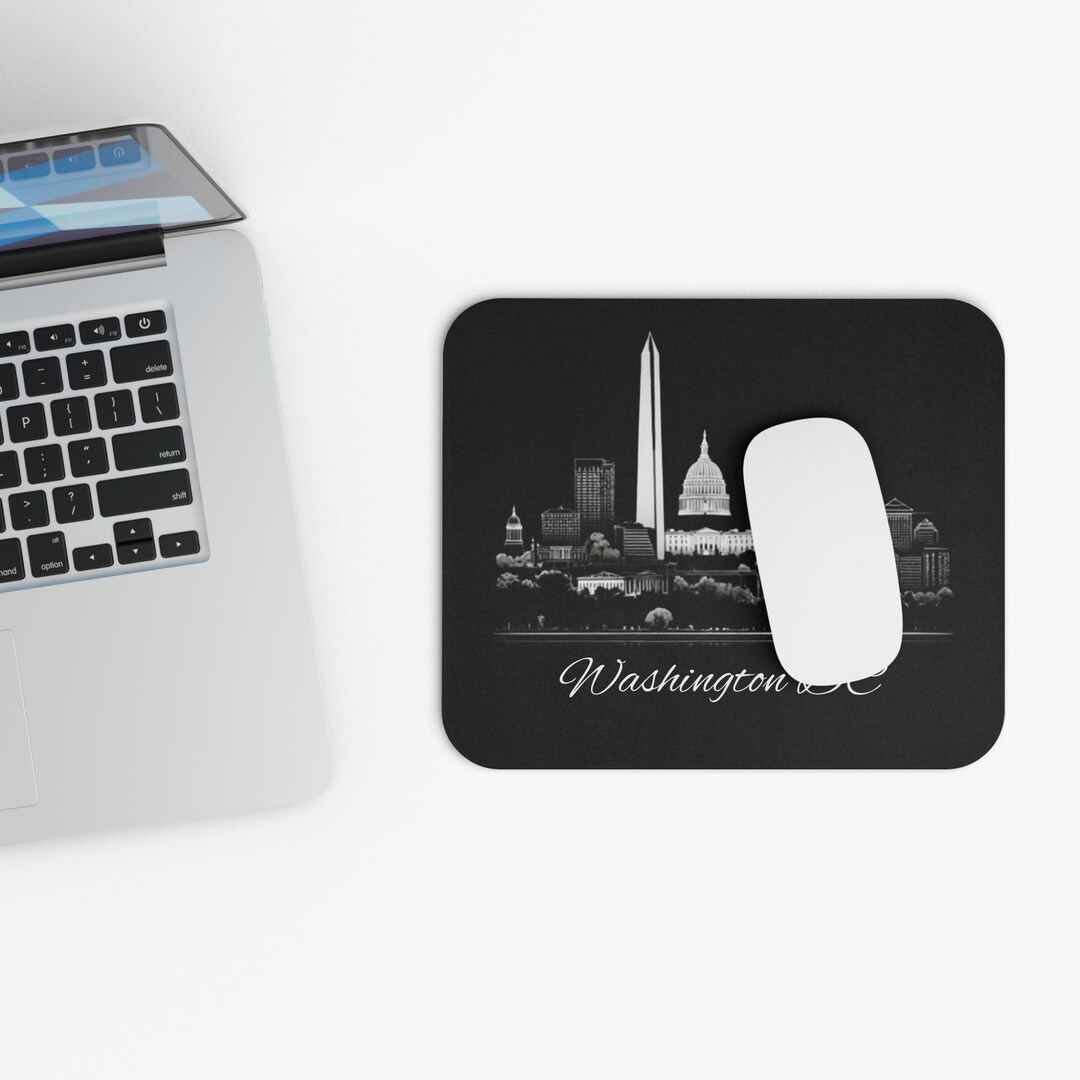 Washington DC Skyline Mouse Pad Cityscape Desk Accessory Unique DMV ...