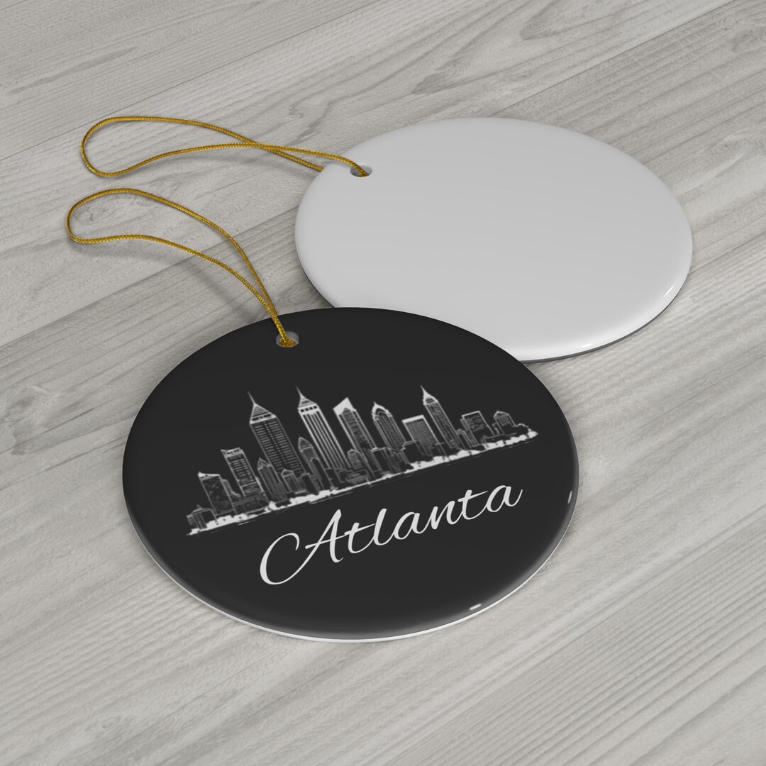 Atlanta Skyline Ornament Cityscape Decor Unique Atlanta Gift Holiday ...
