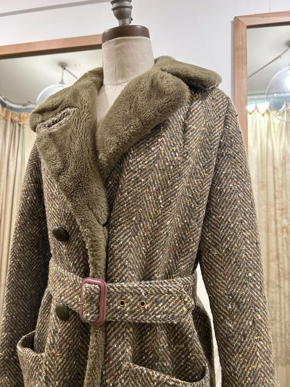 1970's Shearling Wool Coat - Gem