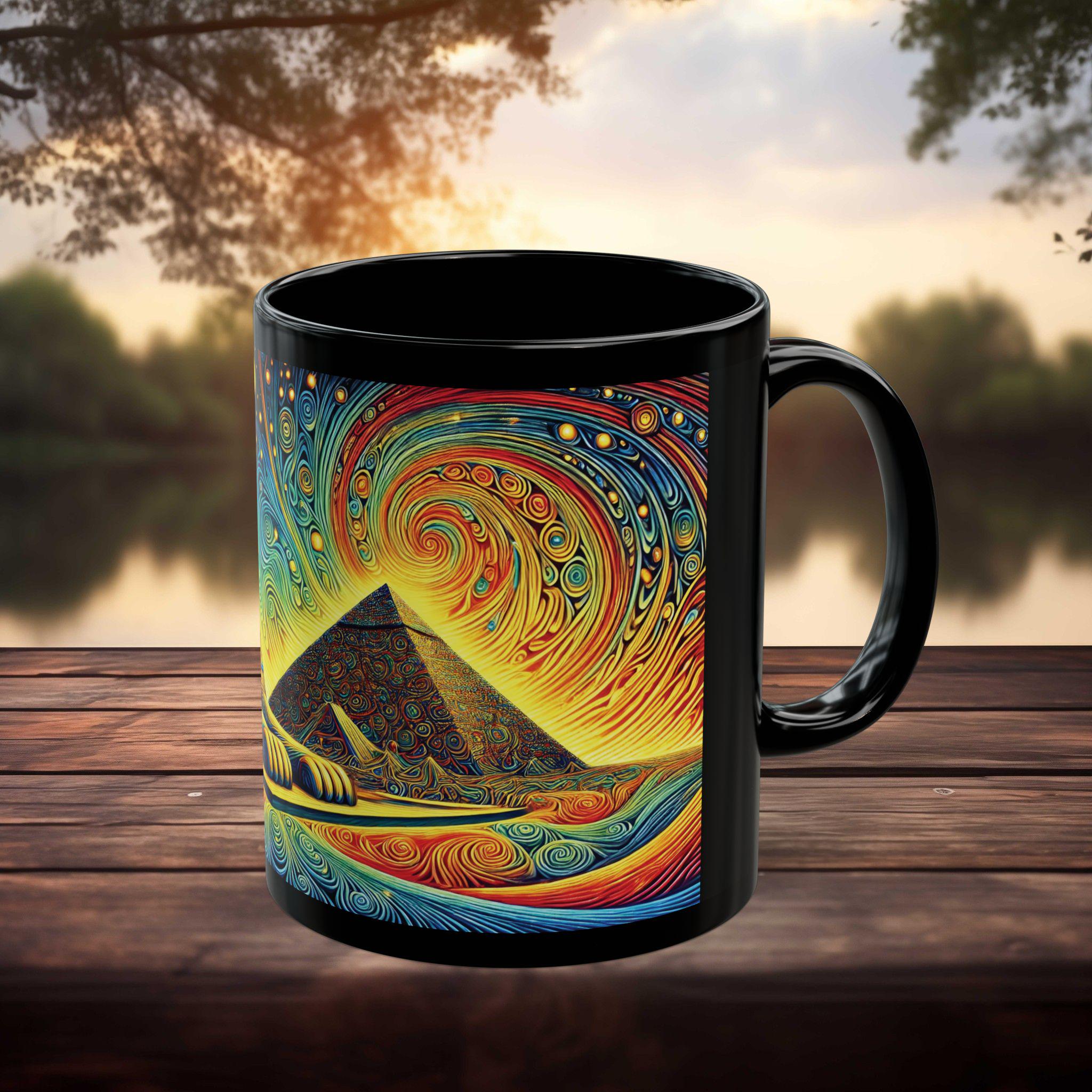 Egypt Mug Sphinx Design, Ancient Egypt Coffee Mug, Sphinx Ceramic Mug ...