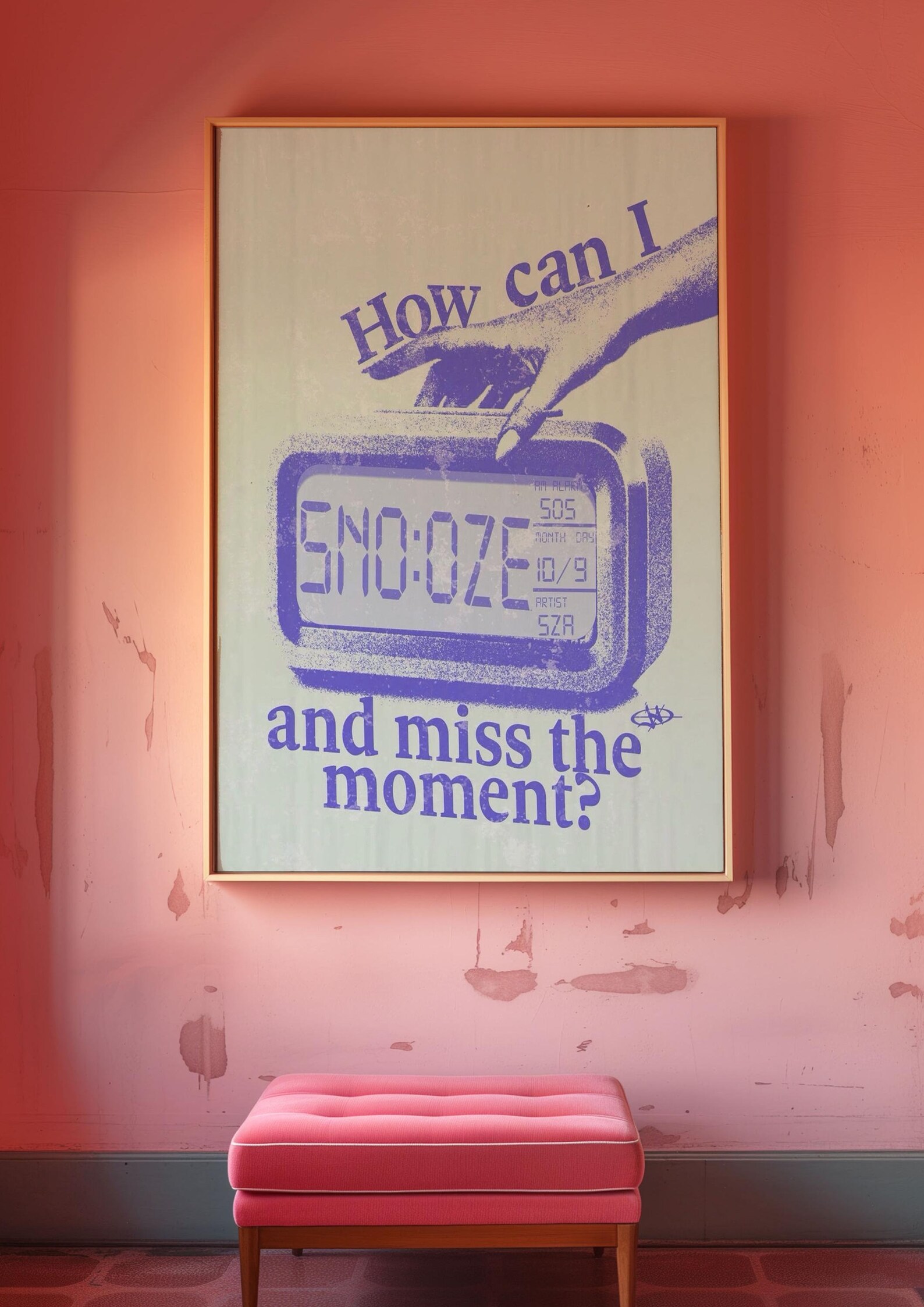 SZA Snooze Poster, Digital Sza Digital Wall Art, R&B Album Art, Snooze ...