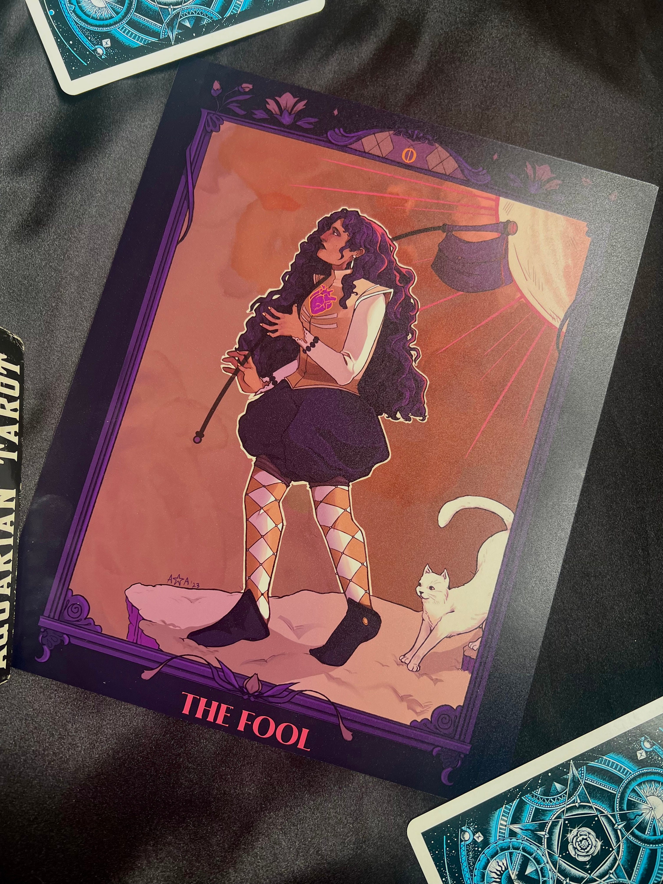 The Fool Tarot Art Print - Etsy