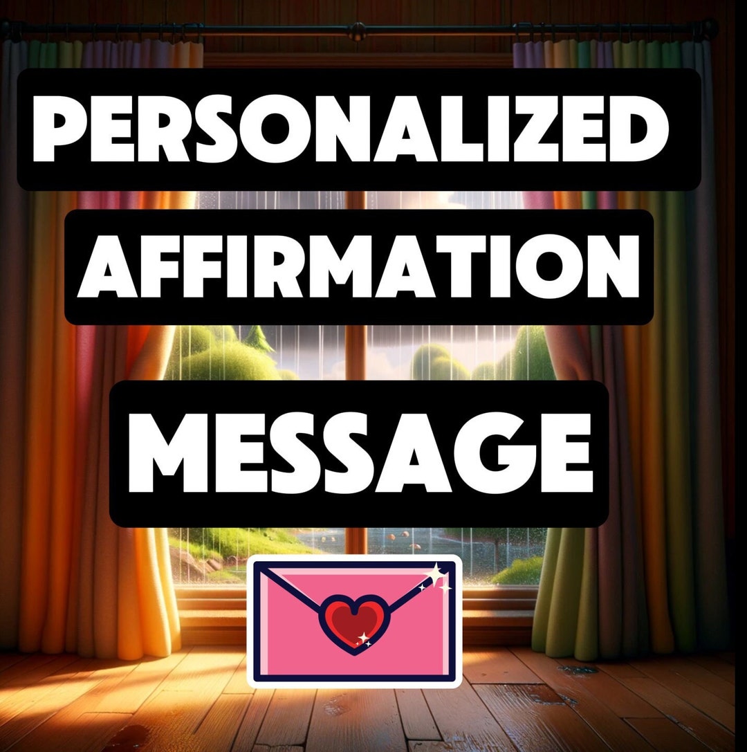 Personalized Affirmation Message ASMR Style A.I Generated - Etsy