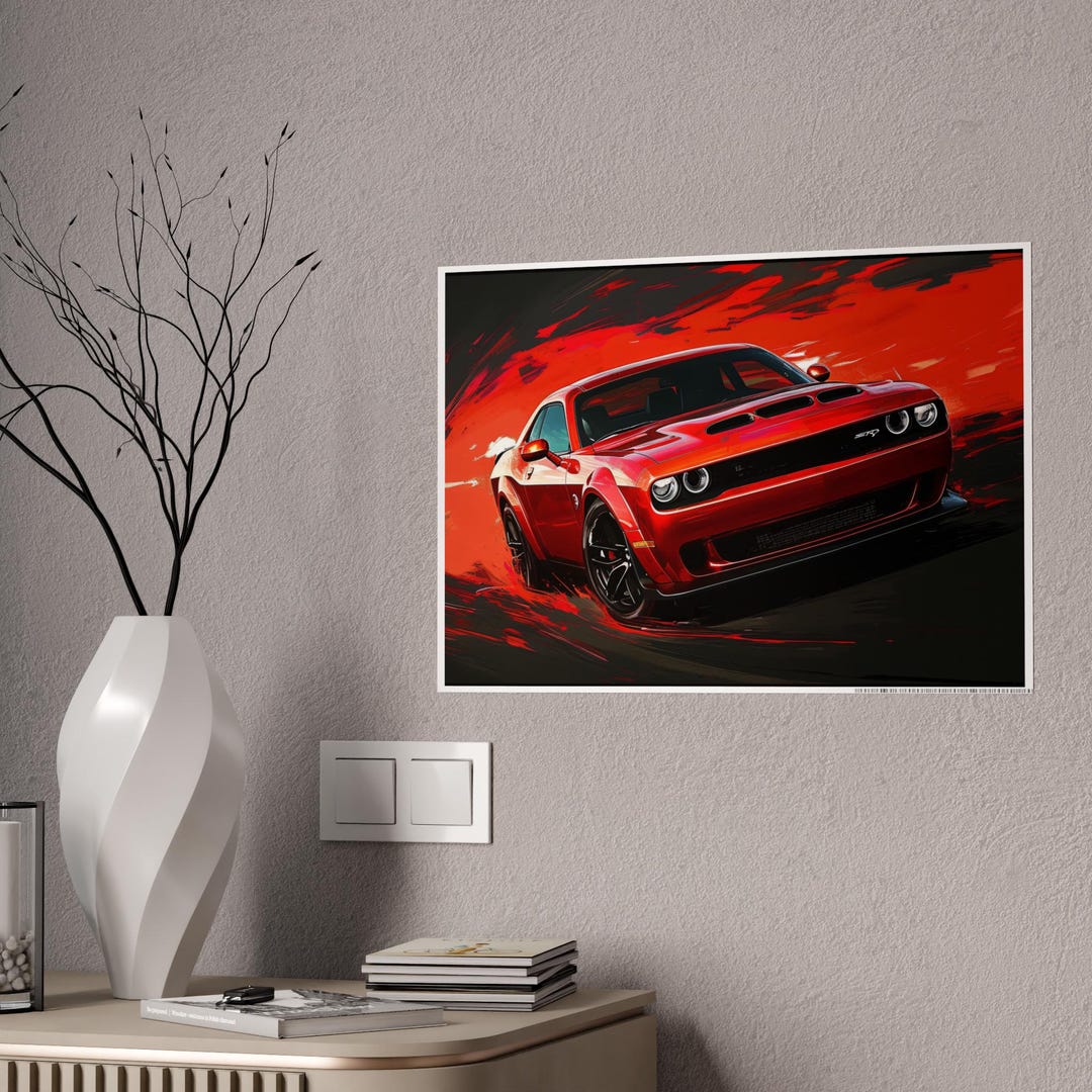 2022 Red Dodge Hellcat 707HP 4096x4096 - Etsy