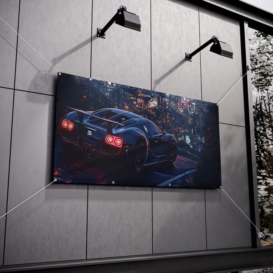 2011 Bugatti Veyron Huge Vinyl Banner - Etsy