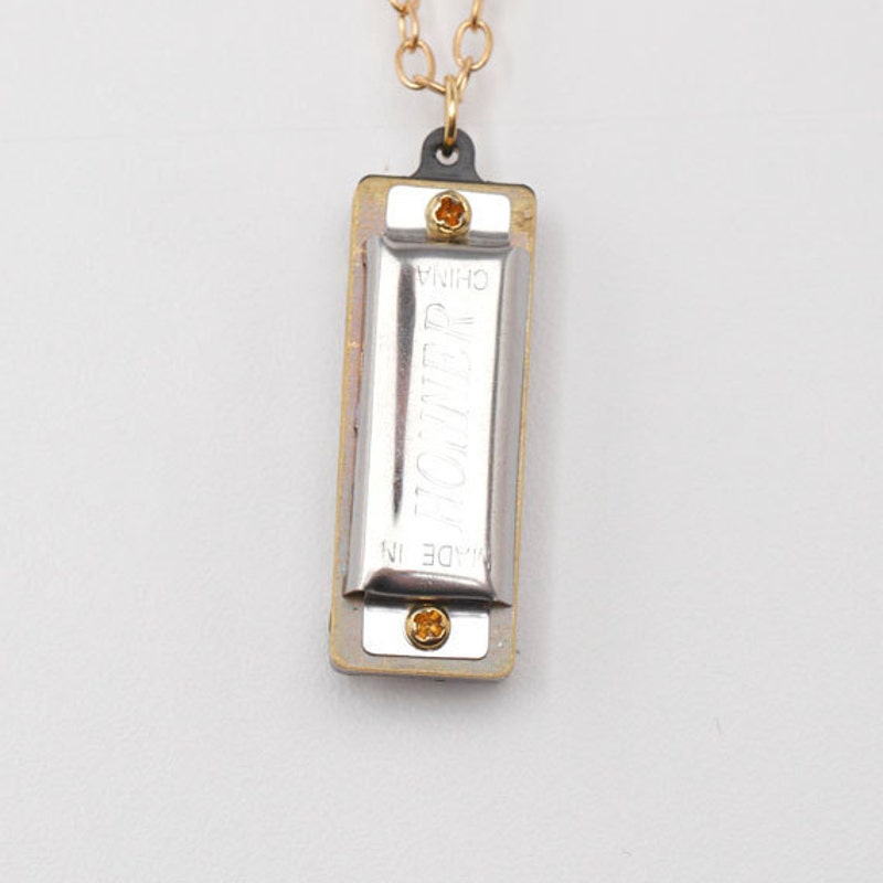 Harmonica Necklace - Etsy