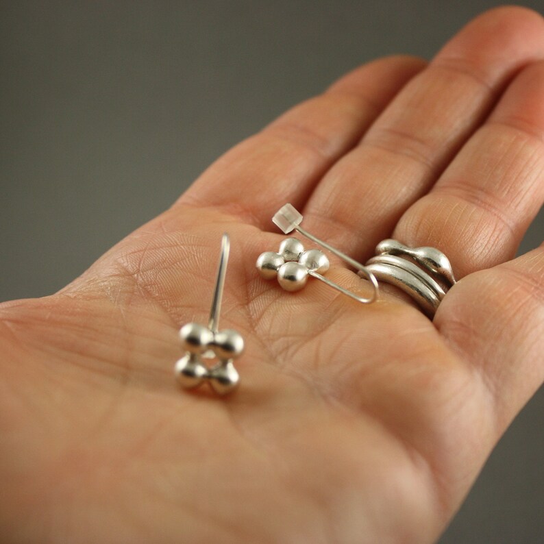 Sterling Silver French Wire Earrings - Etsy