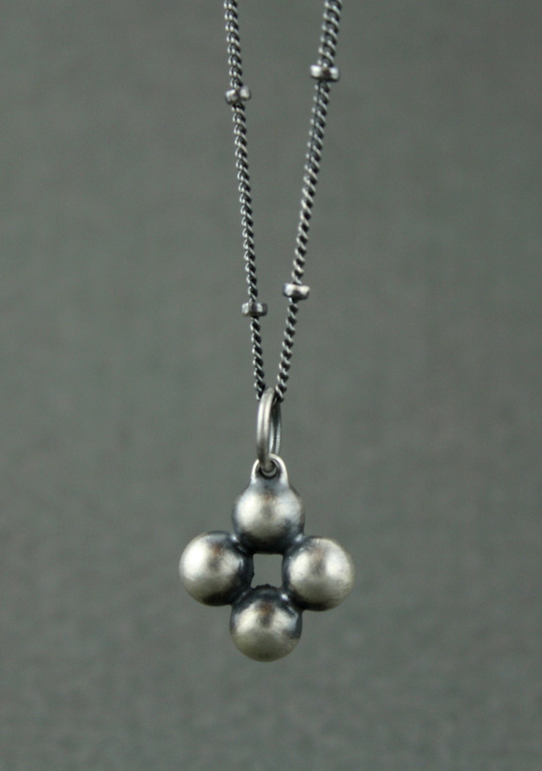 Sterling Silver Cast Pendant on Cable Chain - Etsy