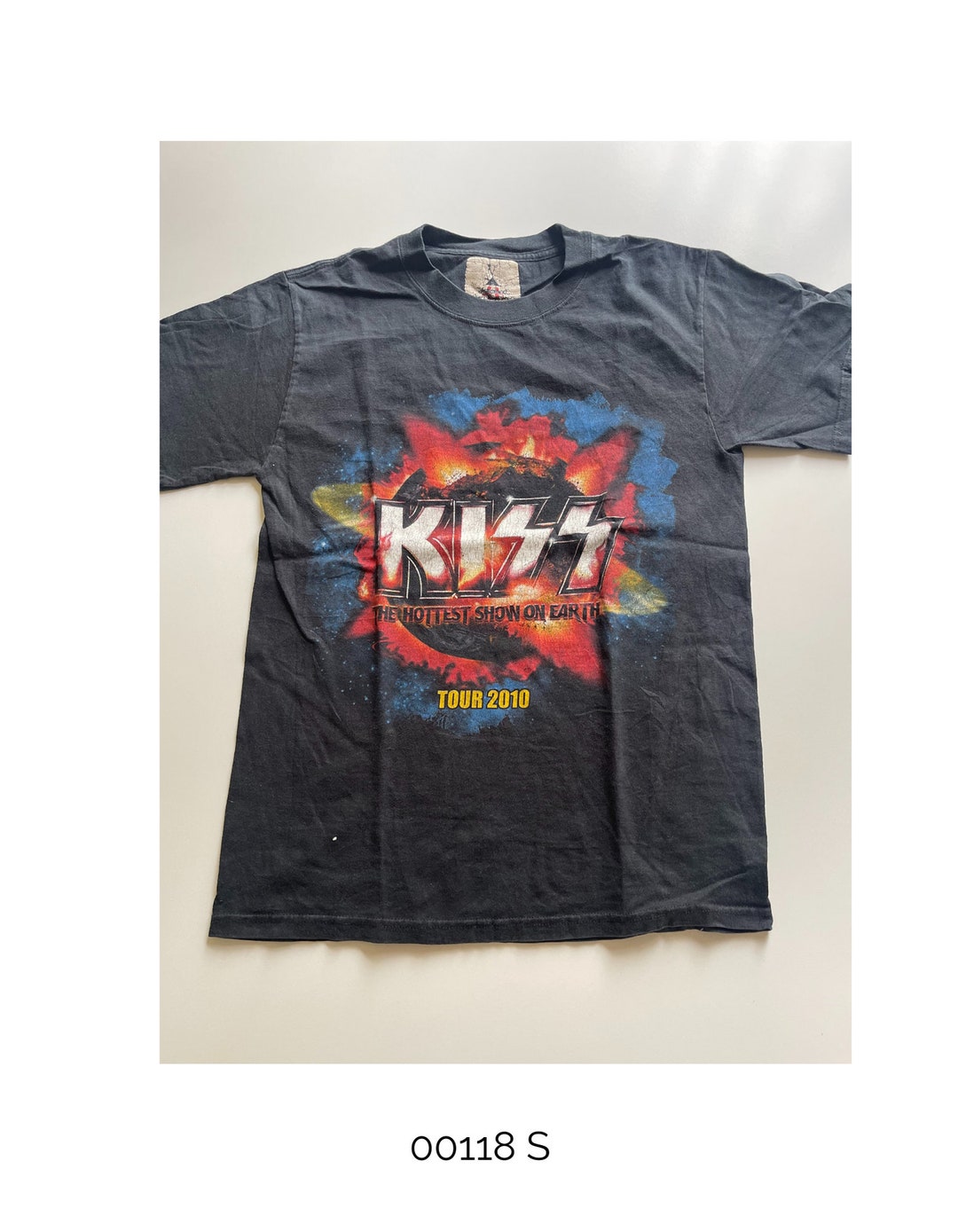 Kiss Band Tour T-shirt Kiss Band Vintage T-shirt Concert Tour Merch T ...