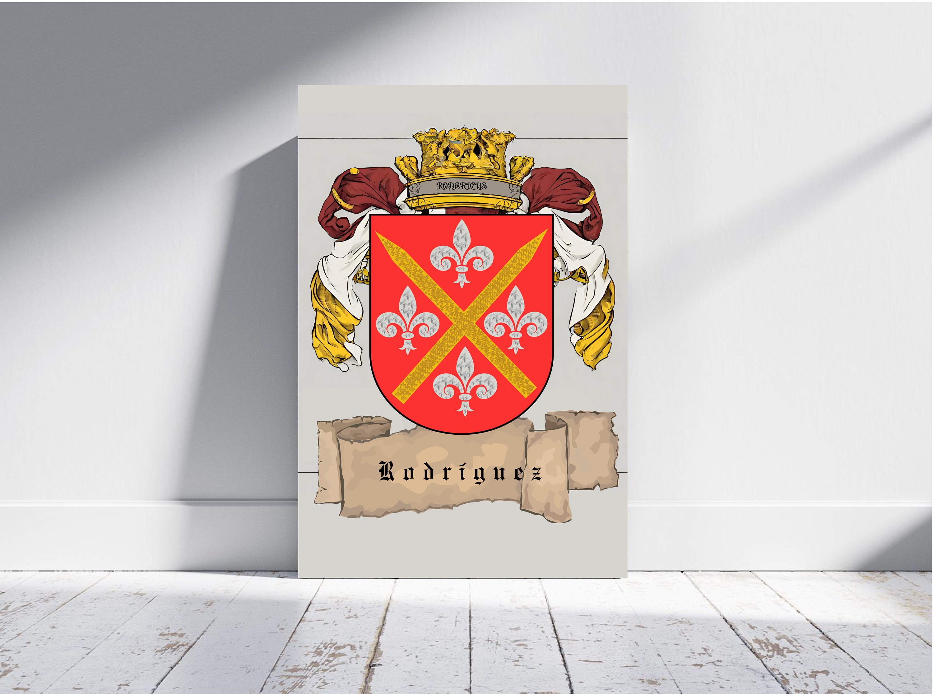 Coat of Arms of the Rodríguez Family / Coat of Arms of the Rodríguez ...