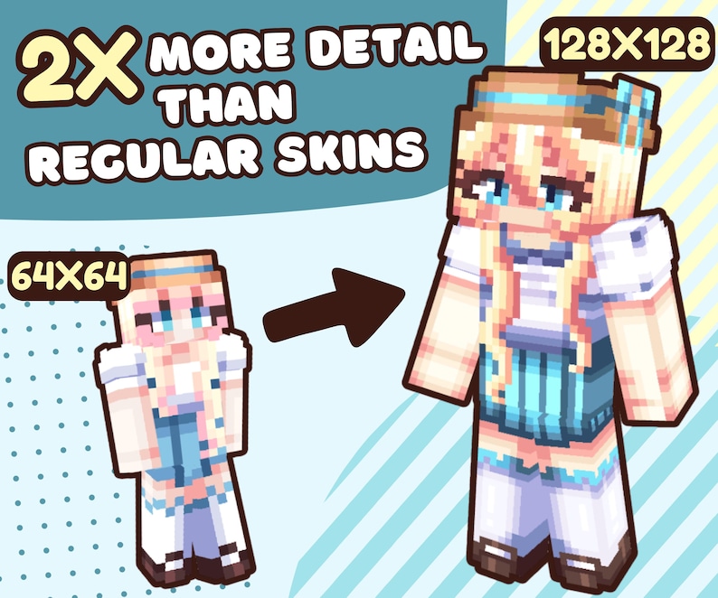 HD Minecraft Skins 128x128 | Custom High-definition Skins From Scratch ...