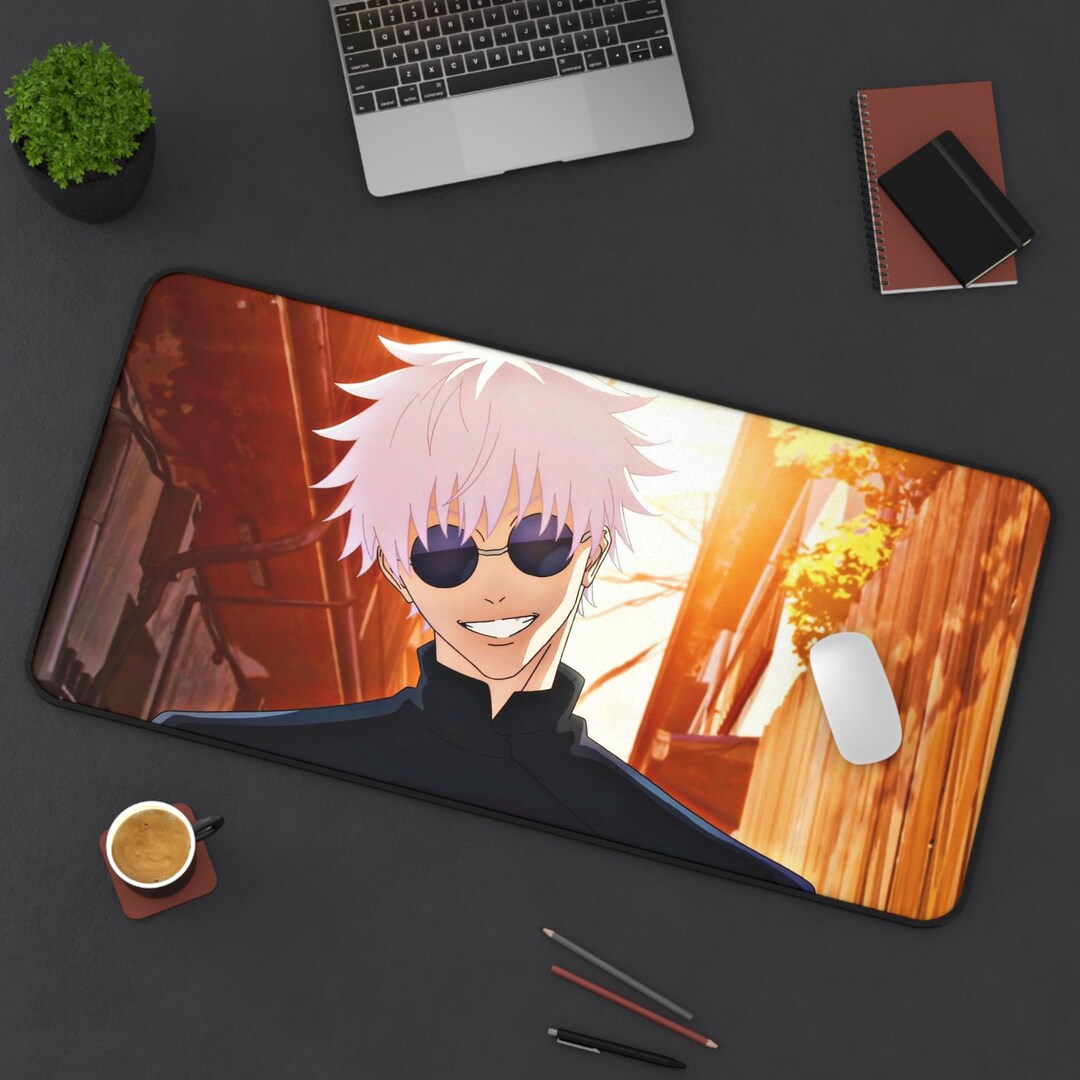 Anime Inspired Mousepad, Gojo Satoru Desk Mat for Office Decor, Gaming ...