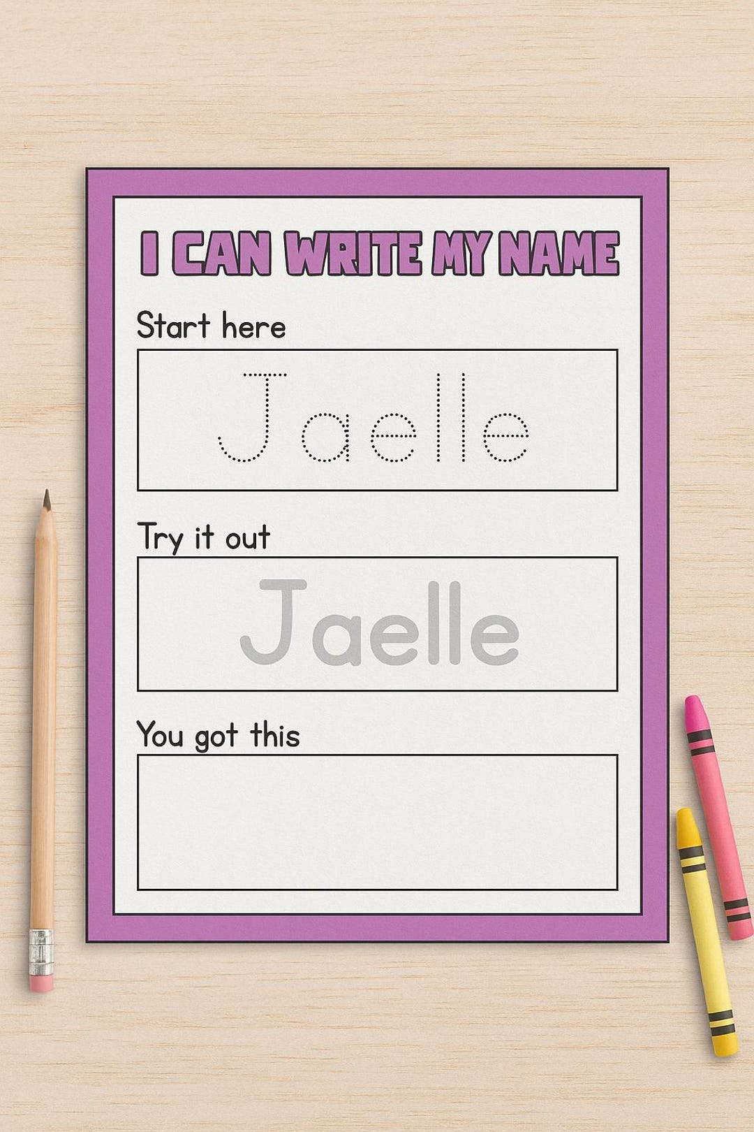 Editable Name Writing Worksheet | Preschool Tracing Printable ...