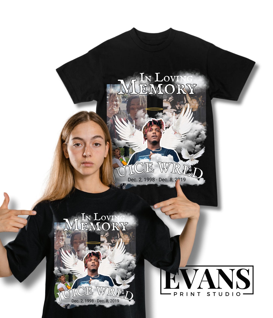 Personalized in Loving Memory Shirt - Etsy