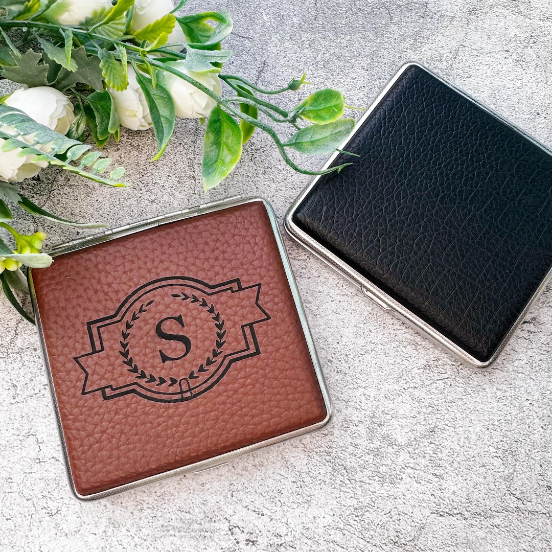 Personalized Leather Cigarettes Case, Fathers Day Gift, Gifts for Him ...