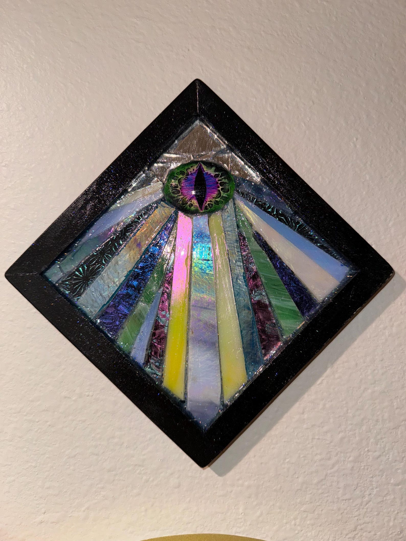 Mosaic Stained Glass Alien Eye - Etsy