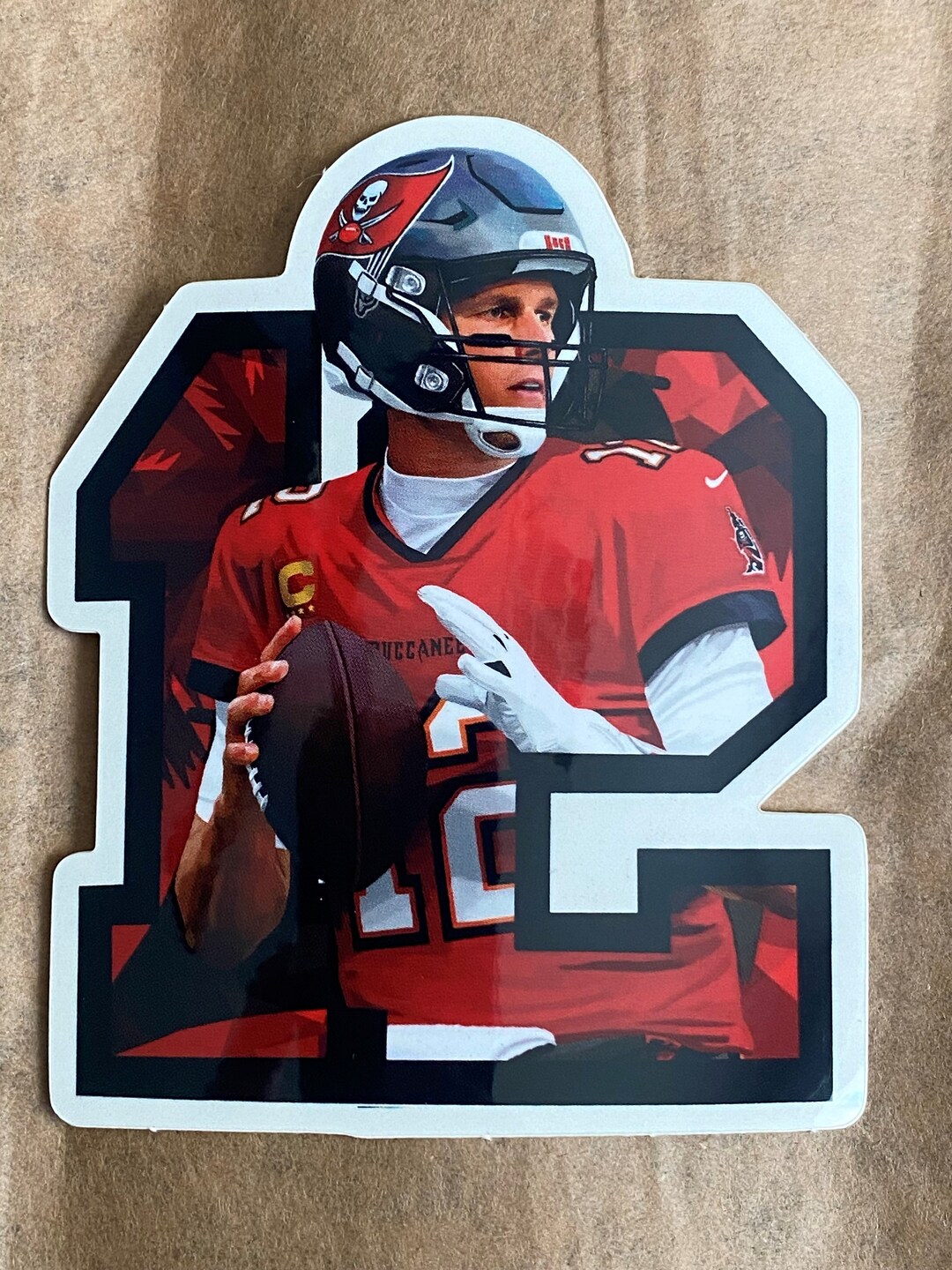 TB 12 X Tampa Sticker - Etsy