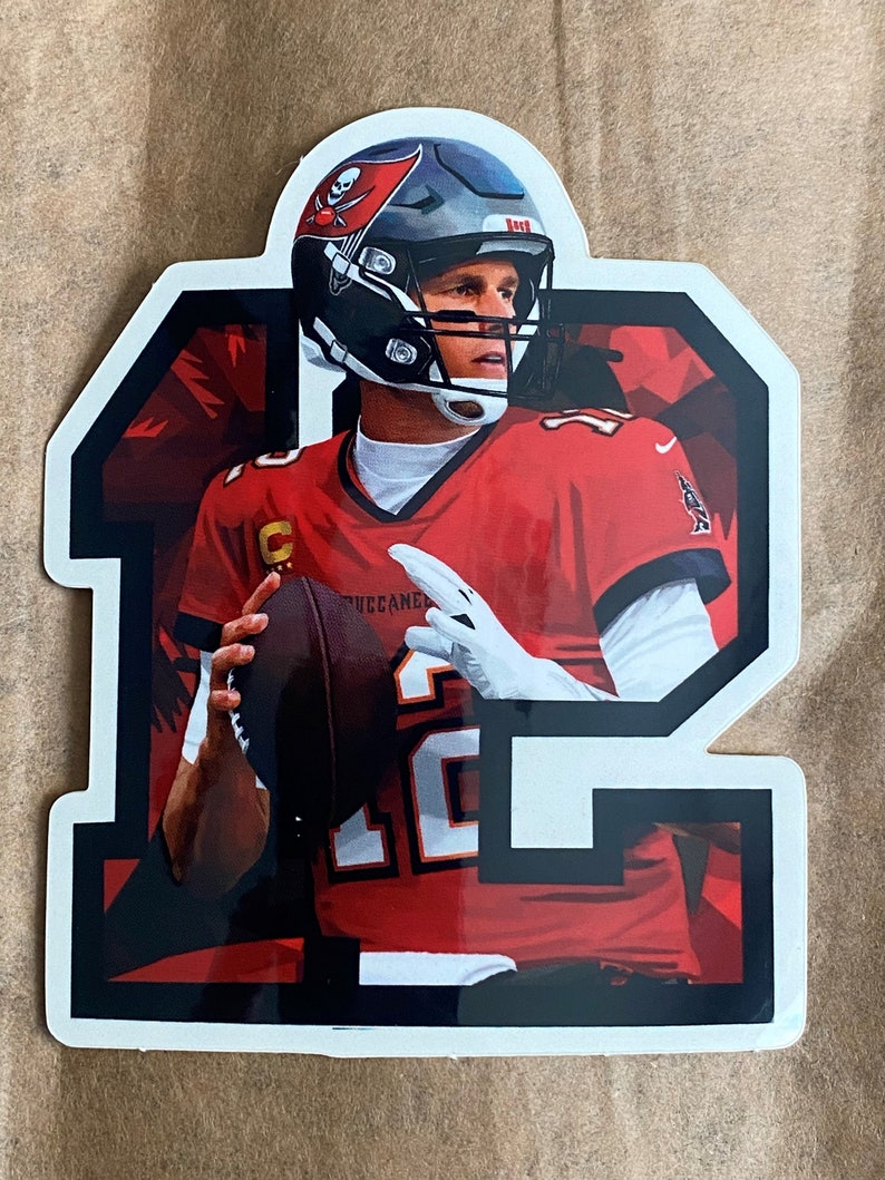 TB 12 X Tampa Sticker - Etsy