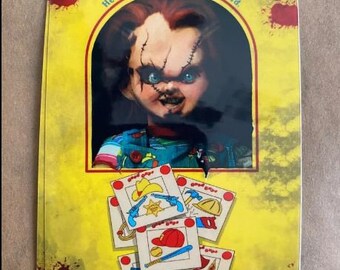 Horror Movie Chucky Sticker, JASON VOORHEES Sticker, RETRO Chucky ...