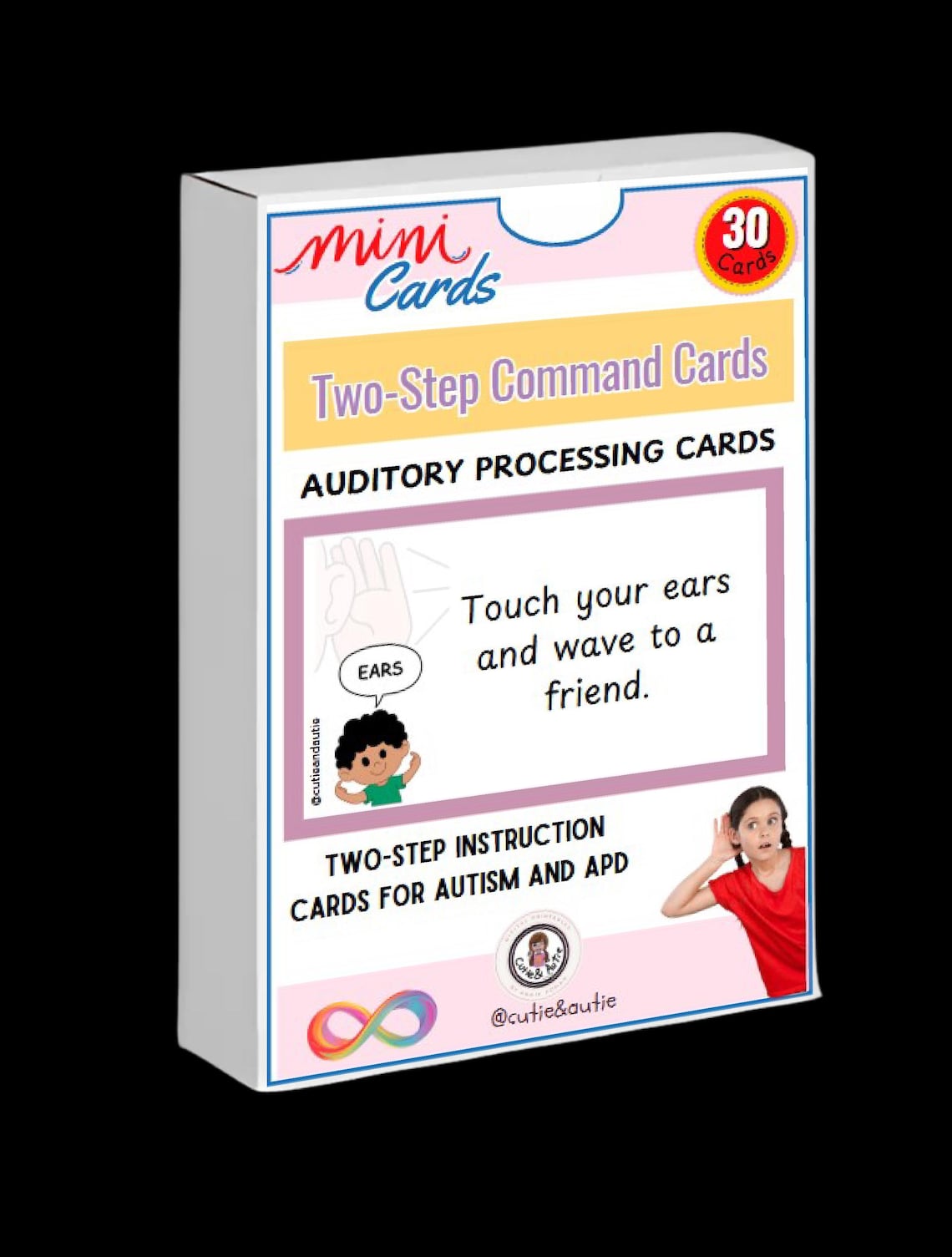 Two-step Command Cards: Auditory Processing Practice for Kids With ...