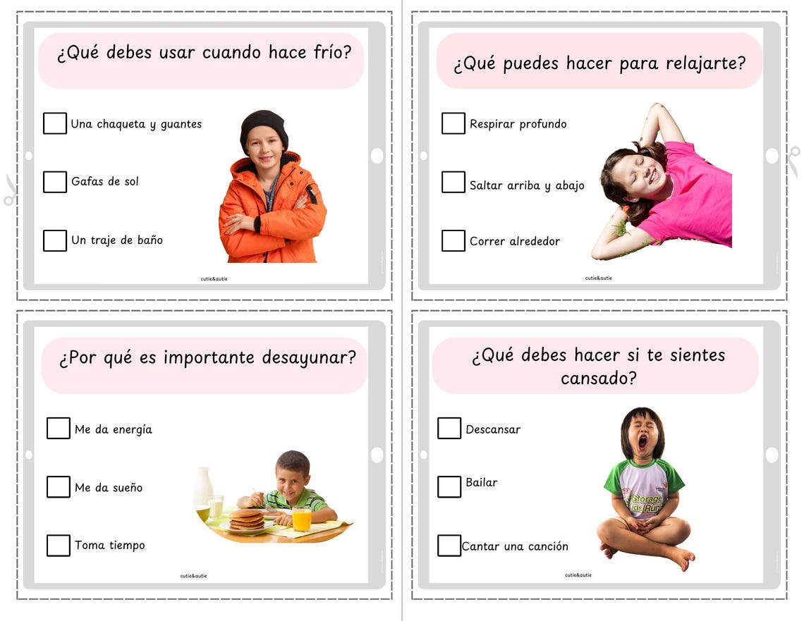 Tarjetas De Comunicación Y Lenguaje Para Terapia Del Habla: La Salud - Etsy