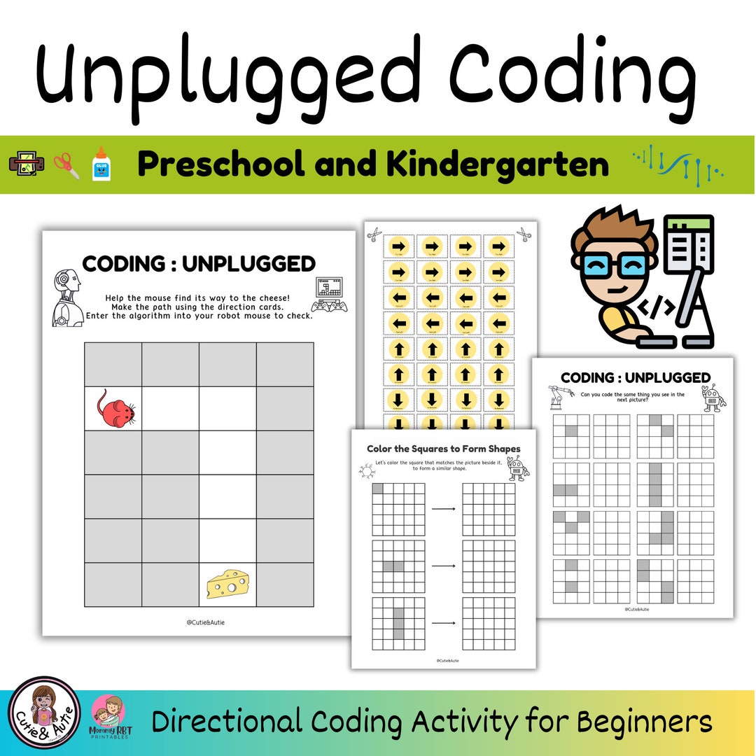 Unplugged Coding Adventure for Preschoolers and Kindergarteners - Etsy