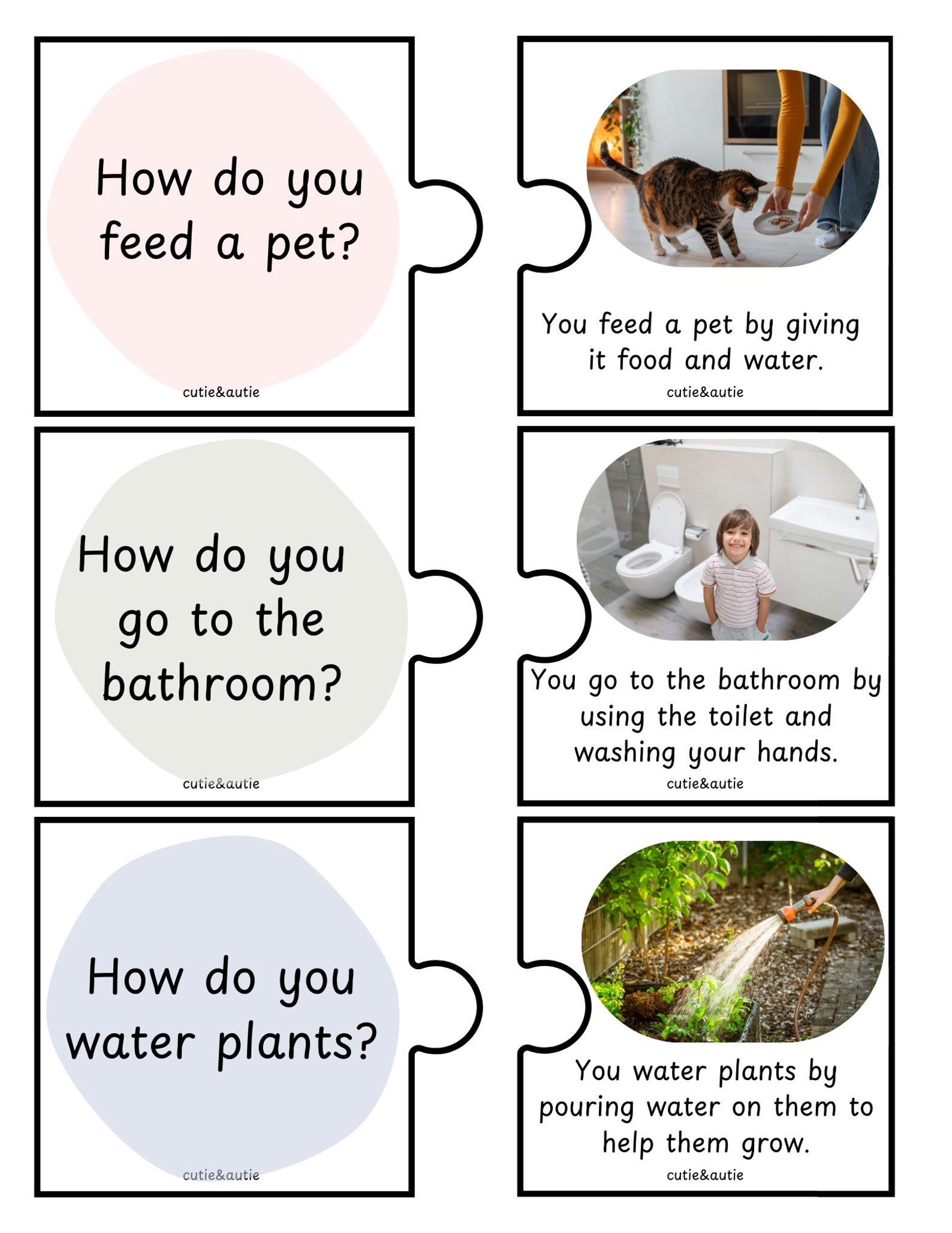 WH Questions Puzzle Bundle: Language Development (180 Questions) - Etsy