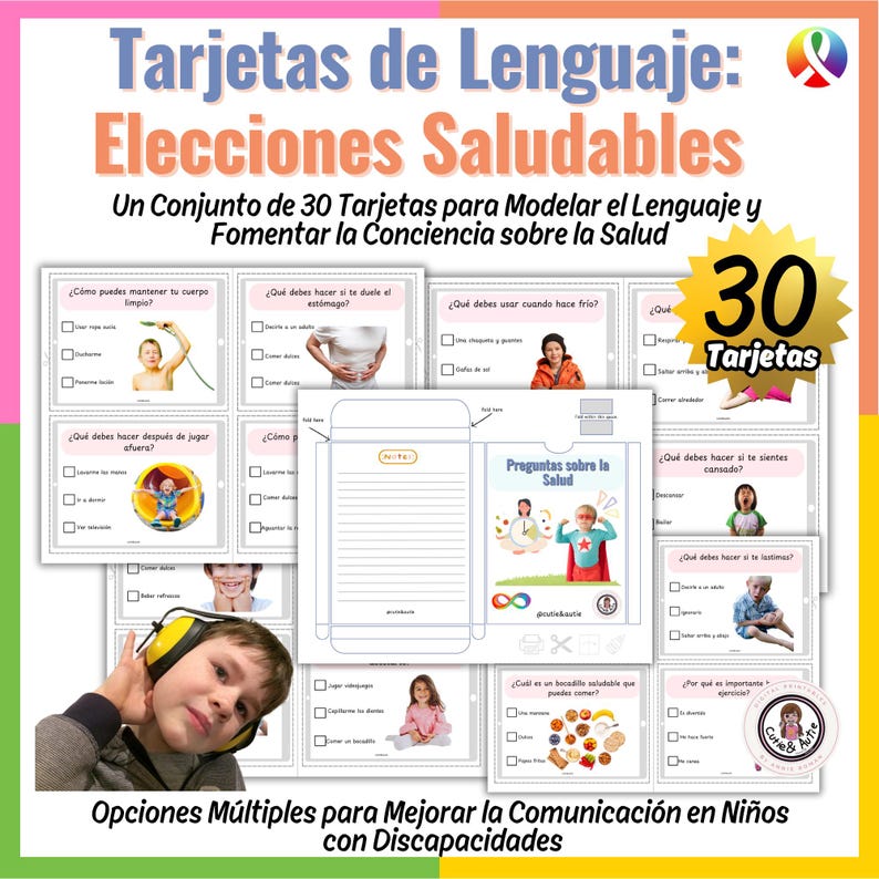 Tarjetas De Comunicación Y Lenguaje Para Terapia Del Habla: La Salud - Etsy