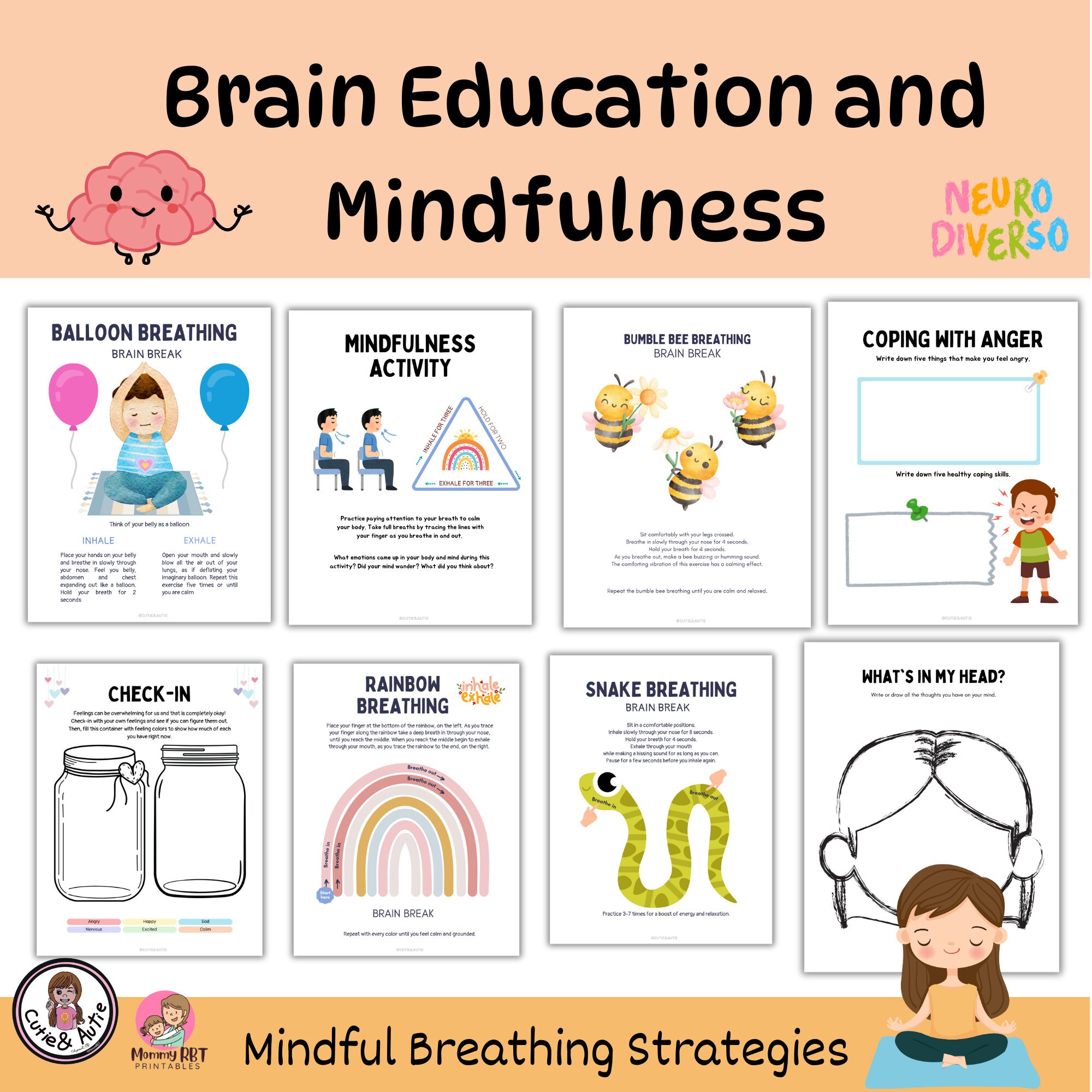 Complete Autism Therapy Bundle: Mindfulness, Toilet Training, Safety ...