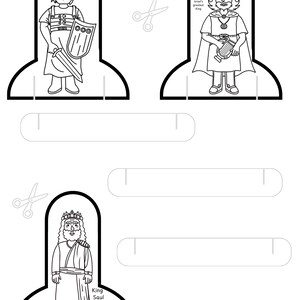 Leaders of the Bible Set:coloring and Paper Dolls, Sunday School 6 ...