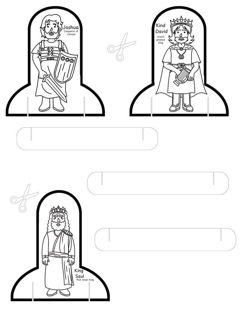 Leaders of the Bible Set:coloring and Paper Dolls, Sunday School 6 ...