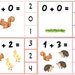 Addition Cards: 60 Colorful Math Practice Cards With Watercolor Design ...
