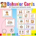 Classroom Behavior Rules Flashcards – 20 Visual Cards for Teaching Good ...