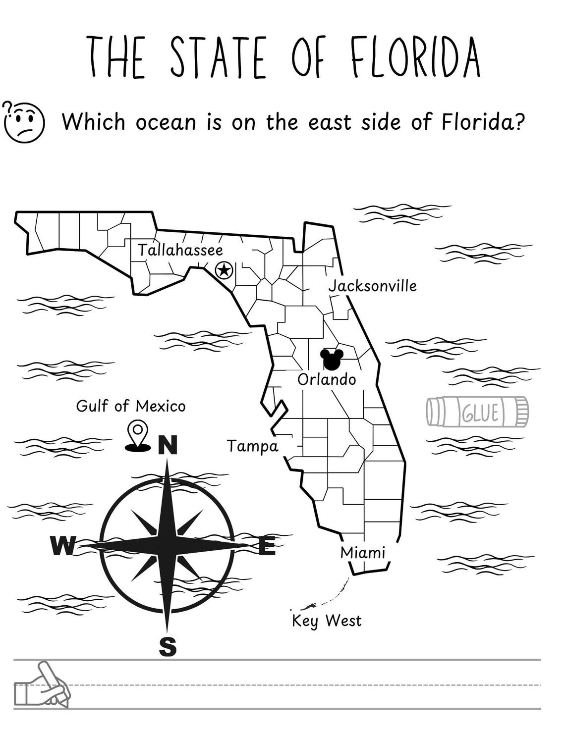 My Florida Symbols & Geography Pack/explore State Symbols, Geography ...