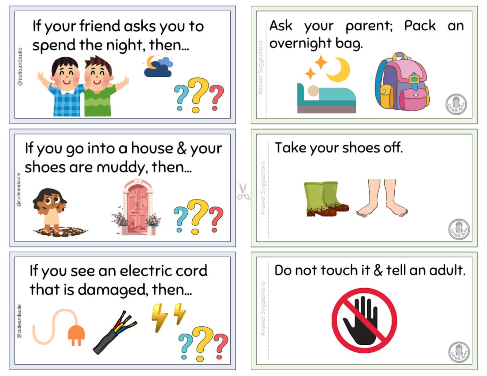 If-then Statements for Children With Speech Delay, Autism, or Gestalt ...