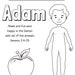 Adventures in Eden: Adam and Eve Coloring Pages and Read Activity ...