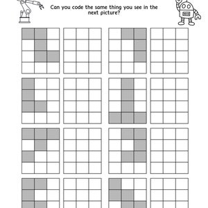 Unplugged Coding Adventure for Preschoolers and Kindergarteners - Etsy