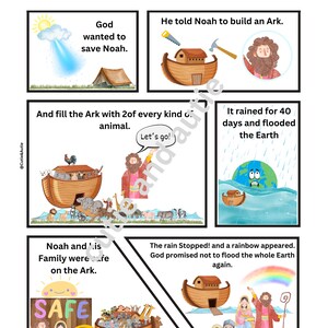Noah's Ark Bible Lessons & Sunday School Unit for Preschool Christian ...