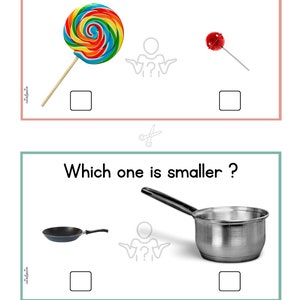 Big or Small - the Biggest or the Smallest - 40 Flashcards for Special ...
