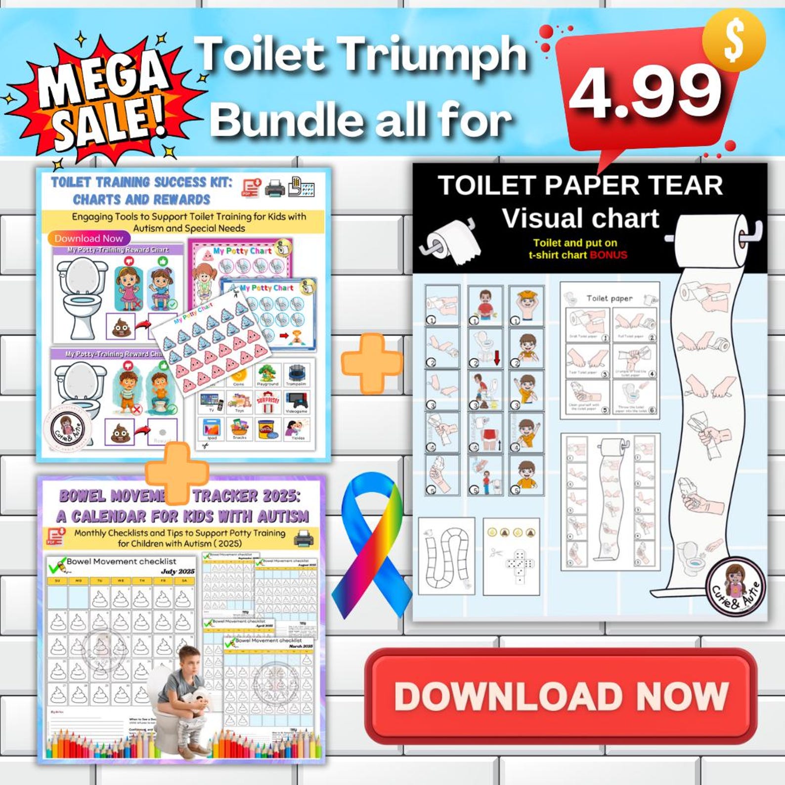 Toilet Triumph Bundle: Fun Resources for Potty Training Success ...