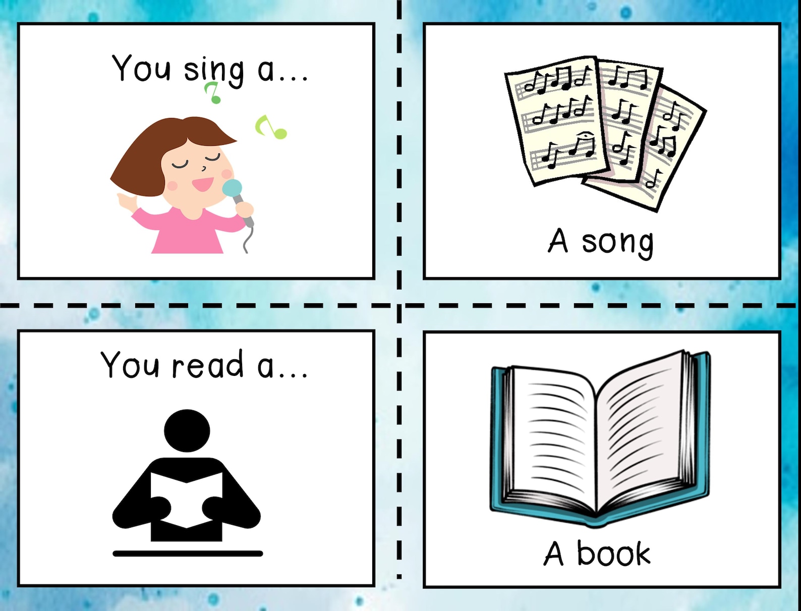 VB-MAPP Intraverbal Fill in Association Flashcards - Etsy