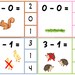 Memory Math Subtraction 170 Cards ( 1 to 20 ) Kindergarten and First ...