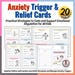 CBT Anxiety Relief Cards for Kids : Recognize and Manage Anxiety ...