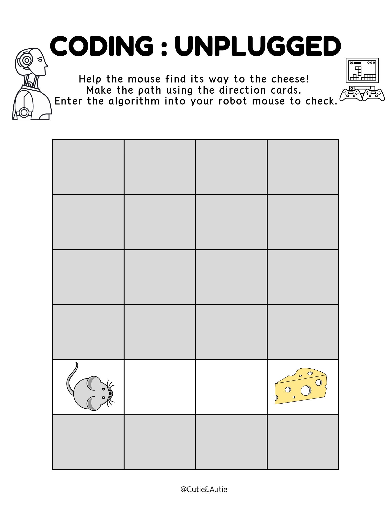 Unplugged Coding Adventure for Preschoolers and Kindergarteners - Etsy