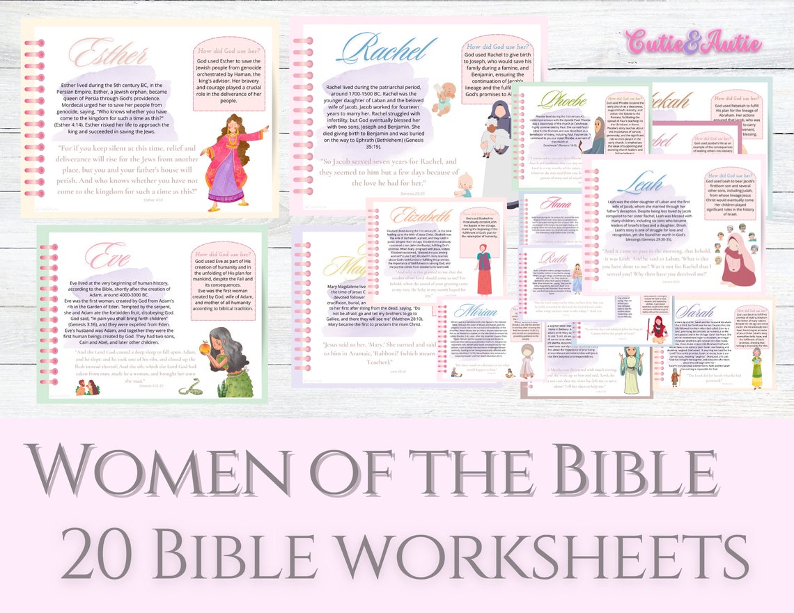 Women of the Bible: Inspiring Stories and Reflections - Etsy